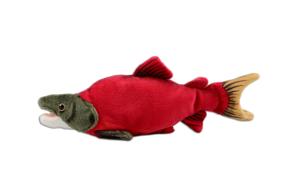 Sockeye Salmon Plushie 10" – Maritime Museum of BC
