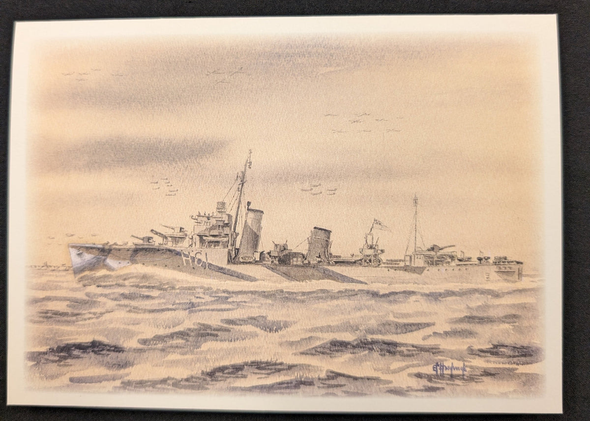 Card - HMCS Gatineau – Maritime Museum of BC